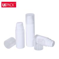 China PP Plastic Airless Pump Bottles 5ml 10ml 15ml Cosmetic Airless Eye Cream Bottle for sale
