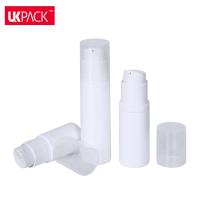 China White Recyclable Pp Cosmetic Airless Pump Bottles For Eye Cream 5ml 10ml 15ml for sale