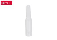 China 1.5ml Capacity Mini Cosmetic Containers Plastic Skin Ampoules Shatter Resistant for sale