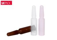 China 1.5ml Capacity Mini Cosmetic Containers Plastic Skin Ampoules Shatter Resistant for sale