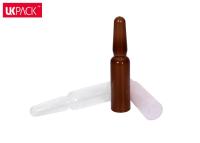 China 1.5ml Capacity Mini Cosmetic Containers Plastic Skin Ampoules Shatter Resistant for sale