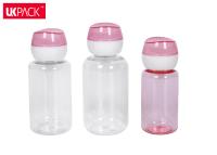 China Push Down Empty Nail Polish Remover Pump Dispenser Cosmetic Transparent Bottle 200ml for sale