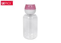 China Push Down Empty Nail Polish Remover Pump Dispenser Cosmetic Transparent Bottle 200ml for sale