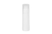 China Bulk Round 15ml 30ml 50ml White Airless Pump Bottles for sale