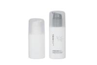 China Oval Shape 30ml 50ml PP Airless Bottle Customized Color Lotion / Cream Skin Care Packaging Container UKA07 for sale