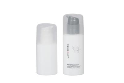 China 30ml 50ml Oval Shape Pp Airless Serum Pump Bottles for sale