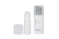 China Oval Shape 30ml 50ml PP Airless Bottle Customized Color Lotion / Cream Skin Care Packaging Container UKA07 for sale