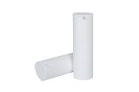 China Empty PP White Airless Bottle 15ml 30ml 50ml Personal Care For Hand Cream Vacuum Bottle UKA16 Screw Head Lock for sale