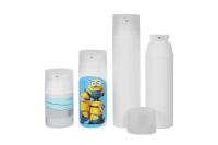 China White PP Foundation Airless Pump Bottle 30ml 50ml 75ml 100ml 120ml 150ml 200ml For Skin Care UKA19-B for sale