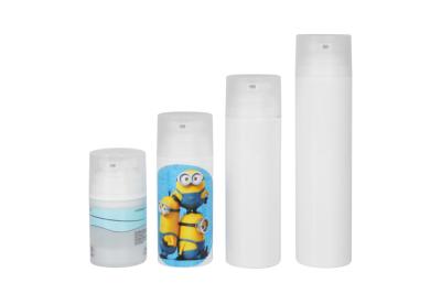 China White PP Foundation Airless Pump Bottle 30ml 50ml 75ml 100ml 120ml 150ml 200ml For Skin Care UKA19-B for sale