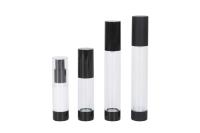 China 15ml 20ml 30ml 35ml Transparent AS Airless Pump Bottle Cosmetic Travel Bottle UKA24 for sale