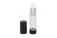 China 15ml 20ml 30ml 35ml Transparent AS Airless Pump Bottle Cosmetic Travel Bottle UKA24 for sale