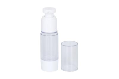 China Transparent Airless Bottle AS 15ml 30ml 50ml 80ml 100ml Personal Care Packaging UKA30 for sale