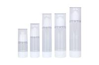 China Transparent Airless Bottle AS 15ml 30ml 50ml 80ml 100ml Personal Care Packaging UKA30 for sale