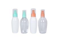 China PET 120ml 150ml OEM Plastic Lotion Pump Bottles Customized Color Cream Comestic bottle UKL01 for sale