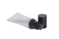 China 30mm OD 145mm Height Acrylic Airless Pump Tube Cosmetic Packaging Eye Cream for BB/CC Cream for sale