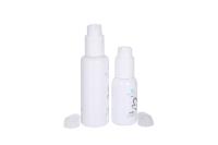 China OD 41mm White PET 120ml Cosmetic Pump Lotion Bottle Skin Care Packaging for sale