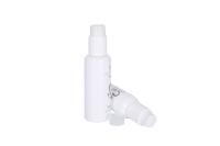 China OD 41mm White PET 120ml Cosmetic Pump Lotion Bottle Skin Care Packaging for sale