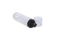 China 100ml Transparent PET Plastic Hair Spray Bottles OD 40mm Round Bottom base for sale
