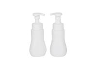 China 8oz Wavy Shape HDPE Mousse Foam Bottle With 3cc Output for sale