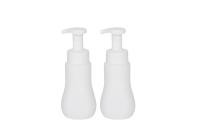 China 8oz Wavy Shape HDPE Mousse Foam Bottle With 3cc Output for sale