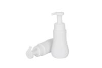 China 8oz Wavy Shape HDPE Mousse Foam Bottle With 3cc Output for sale