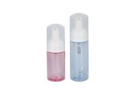 China 100ml 150ml Travel Size Transparent PET Foamer Pump Bottle For Facial Cleanser for sale