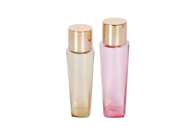 China 150ml 200ml PETG Facial Toner Bottle With Screw Cap Transparent Cosmetic Bottle for sale