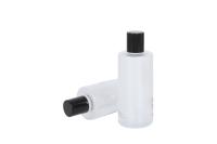 China 10oz 300ml Black Screw Cap PET Makeup Remover Bottle for sale
