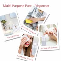 China 150ml 200ml BPA Free Plastic Nail Polish Remover Pump Bottle for sale