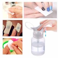 China 150ml 200ml BPA Free Plastic Nail Polish Remover Pump Bottle for sale