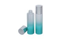 China Gradient Color 170ml PET Makeup Cleansing Toner Bottle OD 44mm for sale