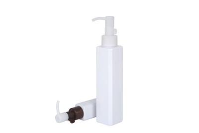 China square BPA Free PET 50ml 150ml Makeup Remover Oil Press Bottle leak proof for sale