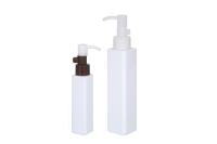 China square BPA Free PET 50ml 150ml Makeup Remover Oil Press Bottle leak proof for sale