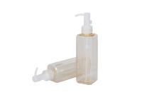 China 180ml Right Angle Shoulder Square Iso9001 Pump Cosmetic Bottles for sale