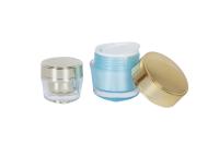 China Elegant Empty 15g 50g Cosmetic Cream Jars Acrylic Round Packaging for sale