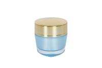 China Elegant Empty 15g 50g Cosmetic Cream Jars Acrylic Round Packaging for sale