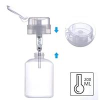 China 200ml 6oz Nail Polish Remover Big Bottle For Oil Water Liquid for sale
