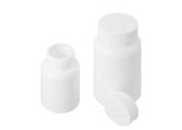 China Empty White / Red PE 250ml Plastic Vitamin Bottles With PP CRC Cap Pill Storage Container Bottle for sale