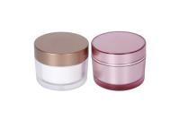 China Arylic PMMA 80g BPA Free Cosmetic Cream Jars Container for sale