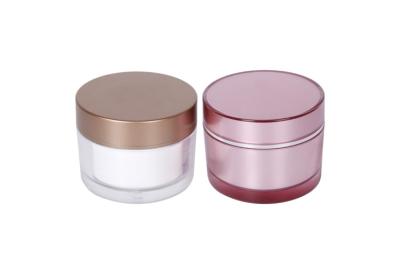 China Arylic PMMA 80g BPA Free Cosmetic Cream Jars Container for sale