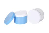 China Double Layer Body Wide Mouth 300g Capacity Cosmetic Cream Containers PPMA for sale