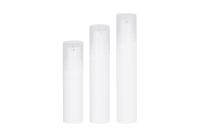China PP 5ml 8ml 10ml Trial Lotion White Airless Bottle Mini Cosmetic Containers Packaging For Travelling for sale