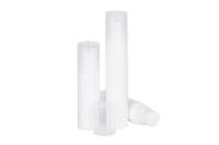 China PP 5ml 8ml 10ml Trial Lotion White Airless Bottle Mini Cosmetic Containers Packaging For Travelling for sale