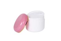 China PP White 100g Empty Od 64mm Cosmetic Cream Jars For Body Lotion for sale