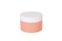 China Face Body PP 100g Flip Cap Od 72mm Skin Care Cream Jar Packaging for sale