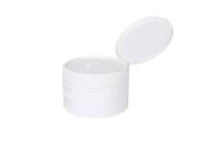 China Face Body PP 100g Flip Cap Od 72mm Skin Care Cream Jar Packaging for sale