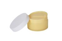China 100g PP Custom Color Od 80mm Cream Jar Containers With Plastic Scraper Packaging for sale