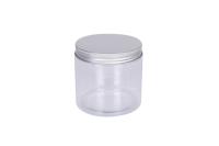 China Big Capacity 500g Face Body Cream Jars PET Transparent Color 89mm Height for sale