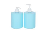 China HDPE Right Shoulder BPA Free Plastic Lotion Bottle 500ml Liquid Soap Container for sale